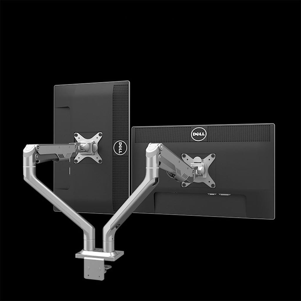 Adjustable Laptop & Monitor Dual Desk Mount Bracket - Thingy Club